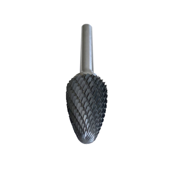 Carbide Burr F-Ø8x20mm (Round Nose Tree) – Forrestdale Tools